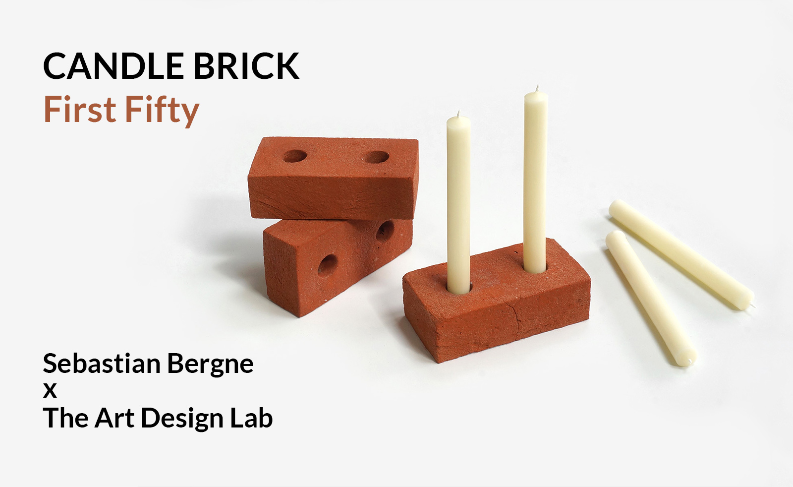 Candle Brick - Sebastian Bergne - The Art Design Lab